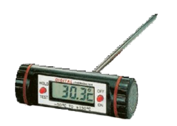 Termómetro digital con sonda acero inox, CHEMILABOR® | LABOQUIMIA